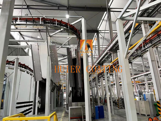 PLC Controlled Industrial Chemical Cleaning Line With Emergency Stop Button