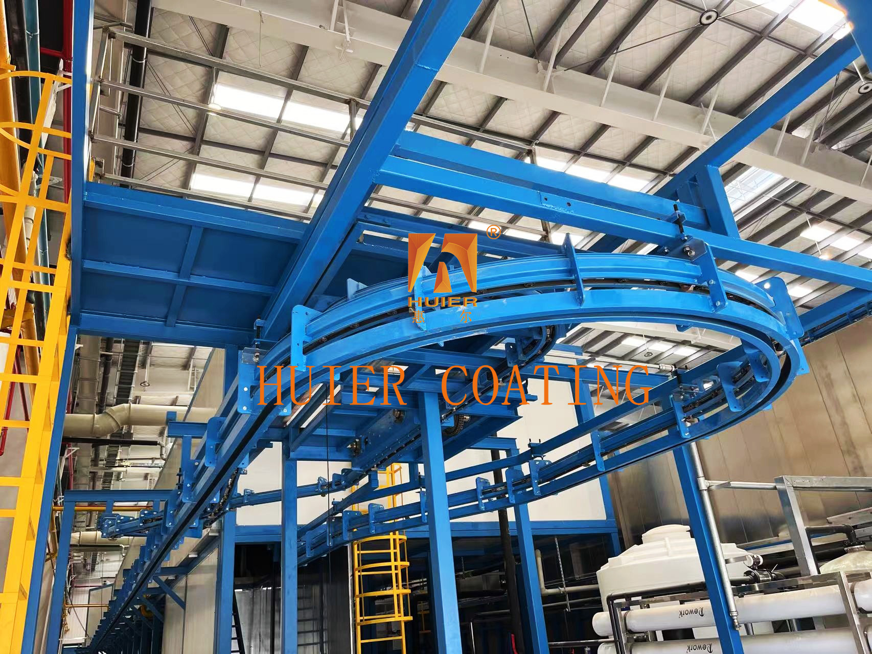 Professional Customizable Steel Chain Hanging Overhead Conveyor System ...